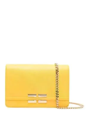 Elisabetta Franchi Chain-strap Shoulder Bag - Yellow