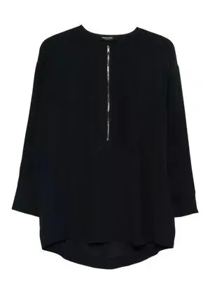Fabiana Filippi Zip-up Blouse - Blue