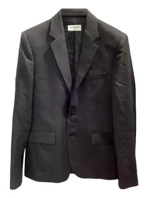 Saint Laurent Single-breasted Blazer - Black