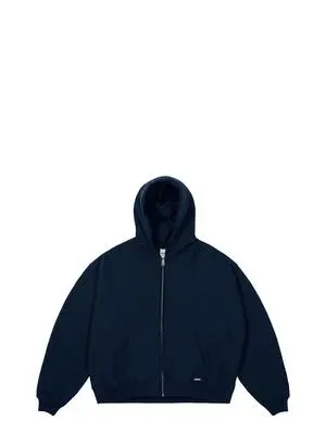 PALACE Zip Up Hooded Sweatshirt - Blue