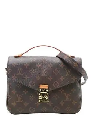 LOUIS VUITTON 2019 Monogram Pochette Metis - Brown