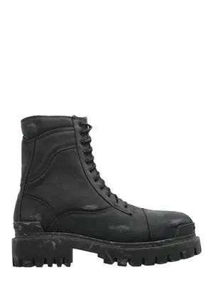 Balenciaga Combat Strike Boot - Black