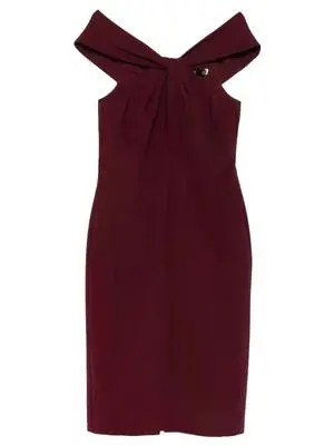 Ralph Lauren Knot-detail Slit Dress - Purple