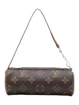 LOUIS VUITTON Monogram Papillon Pochette - Brown