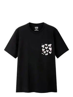 KAWS X Uniqlo Bff-pocket T-shirt - Black