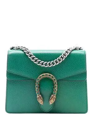 GUCCI Small Leather Dionysus Crossbody Bag