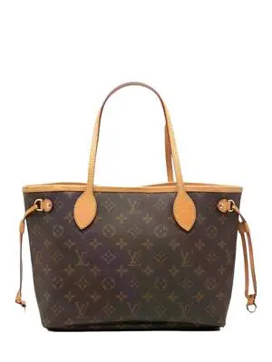 LOUIS VUITTON 2010 Monogram Neverfull Pm Tote Bag - Brown