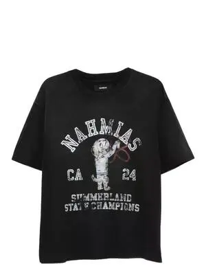 NAHMIAS Graphic-print T-shirt - Black