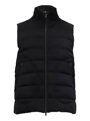 Herno Zip-up Padded Gilet - Black