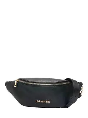 Moschino Zipped Belt Bag - Black