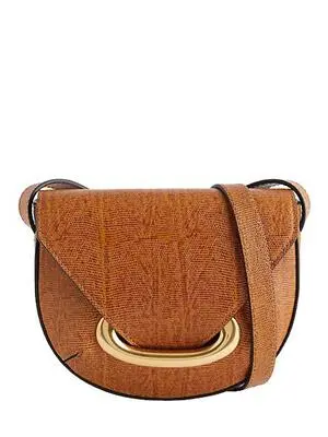 WANDLER Veneto Small Leather Cross-body Bag - Tabacco Lizzard