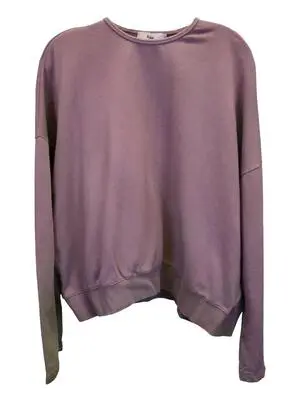 THE FRANKIE SHOP Jaimie Scoop-neck Sweatshirt - Purple