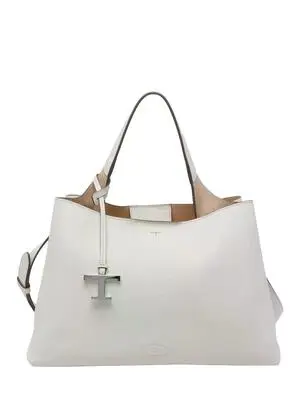 TOD'S Carabiner Leather Tote Bag