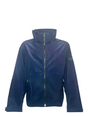 Burberry Hooded Taffeta Jacket - Blue