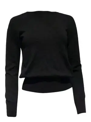 Moschino Open Back Sweater - Black