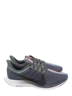 Nike Zoom Pegasus Turbo Rainbow-stripe Sneakers - Grey