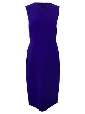 Theory Sleeveless V-neck Dress - Purple