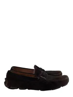 Prada Penny-slot Loafers - Brown