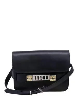 Proenza Schouler Mini Ps11 Flap Shoulder Bag - Black