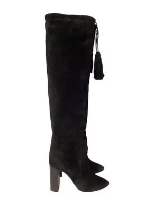 Saint Laurent Meurice Tassel Boots - Black