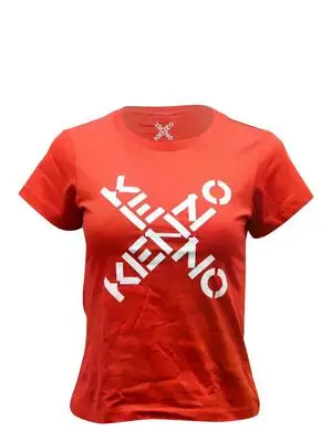 Kenzo Logo Graphic T-shirt - Red