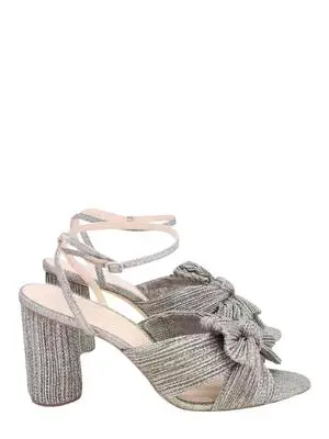 LOEFFLER RANDALL Camellia Knot Sandals - Silver