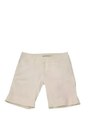 Alice + Olivia Cuffed Bermuda Shorts - White