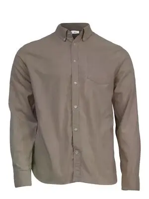 Mr P. Button-up Long-sleeve Shirt - Neutrals