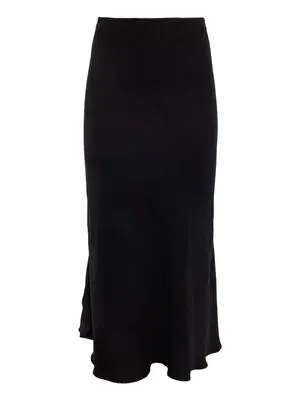 THE ROW Flared Midi Skirt - Black