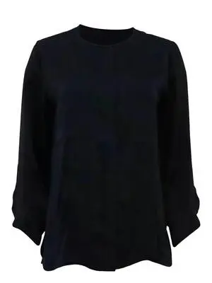 Stella McCartney Round-neck Long-sleeve Blouse - Blue