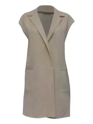 Loro Piana Pockets Sleeveless Coat - Neutrals