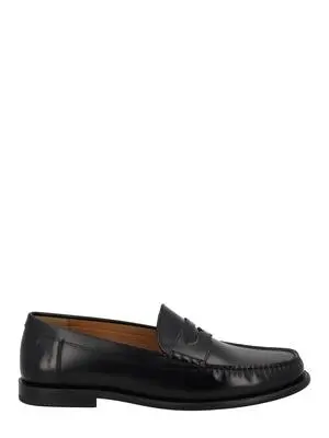 BOSS Leather Loafer - Black