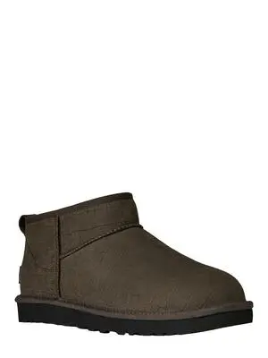 UGG Classic Embossed Genuine Shearling Lined Boots - Dense Smoke