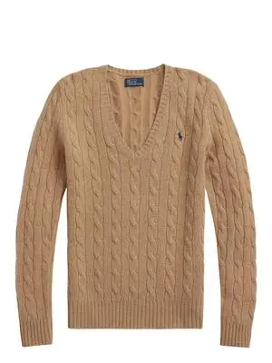 Polo Ralph Lauren V-neck Pullover Sweater - Beige