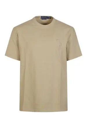 Polo Ralph Lauren Short-sleeved T-shirt With Logo - Beige