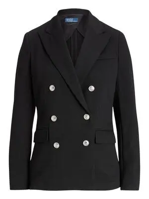 Polo Ralph Lauren Double-breasted Blazer With Buttons - Black