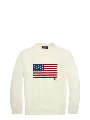 Polo Ralph Lauren Sweatshirt With Large Logo - White