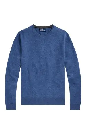 Polo Ralph Lauren Crew Neck Sweater With Logo - Blue