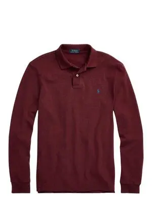 Polo Ralph Lauren Long-sleeved Polo Shirt With Logo - Red