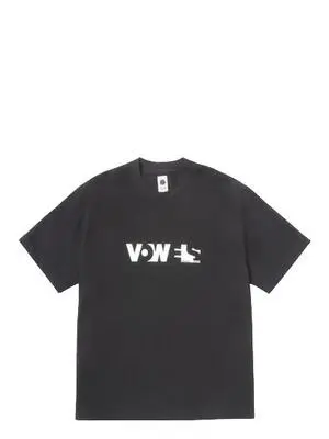 VOWELS Overall Tee Black