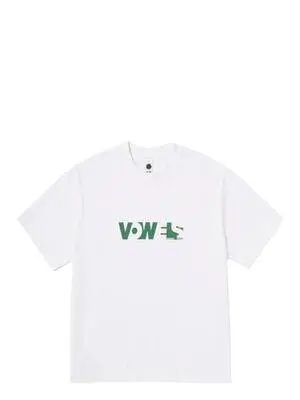 VOWELS Overall Tee White