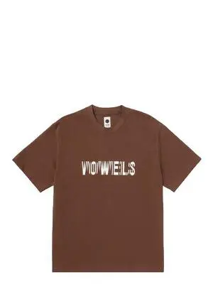 VOWELS Vibration Tee - Brown