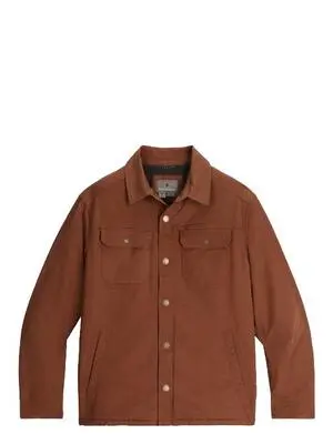 Royal Robbins El Cap Cotton Blend Shacket Saddle