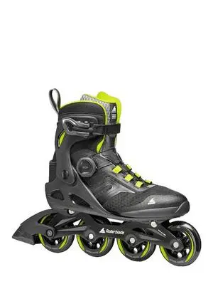 ROLLERBLADE Macroblade 84 Boa Inline Skates - Black/lime