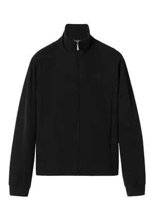 Gucci Stretch Nylon Gabardine Zip Jacket - Black