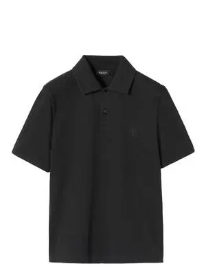 Gucci Cotton Piquet Polo Shirt With Embroidery - Black