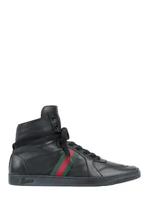 Gucci Stretch High-top Sneaker - Black