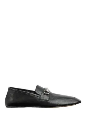 Gucci Horsebit Leather Loafer - Black
