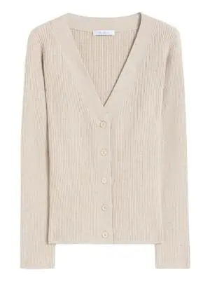 Max Mara Wool And Cashmere Knit Jumper - Beige