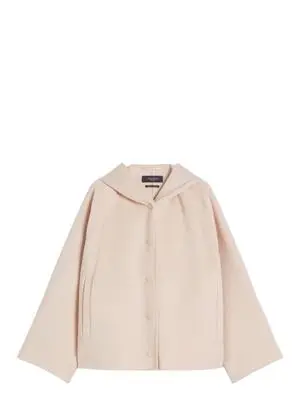 Max Mara Double-faced Wool-blend Hooded Coat - Sand